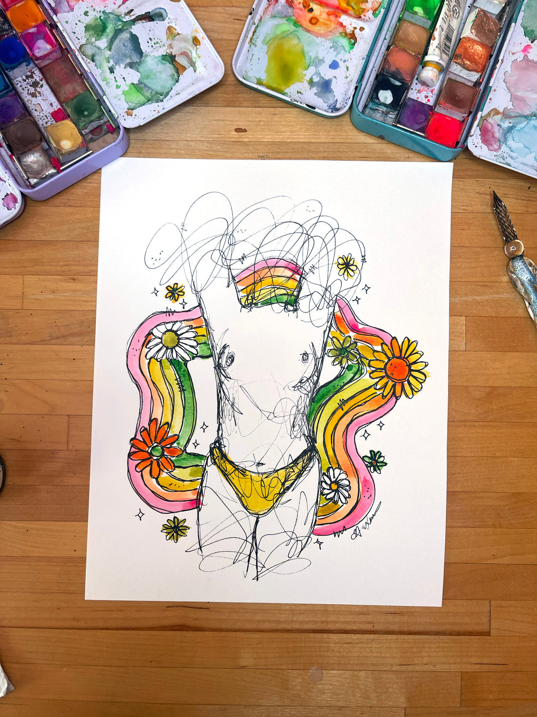 Self Love Art | @ Hannahstelter2 | Artist Hannah Stelter – Designed By ...